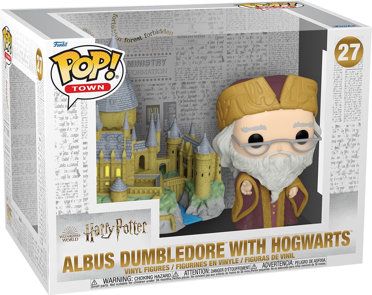 Funko POP! Harry Potter - Albus Dumbledore with Hogwarts #27 – Teddy to Go