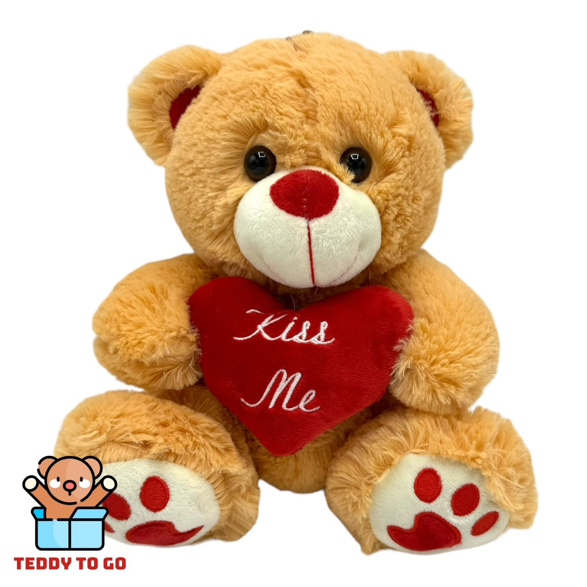 Kiss me Beer knuffel 25 cm – Teddy to Go