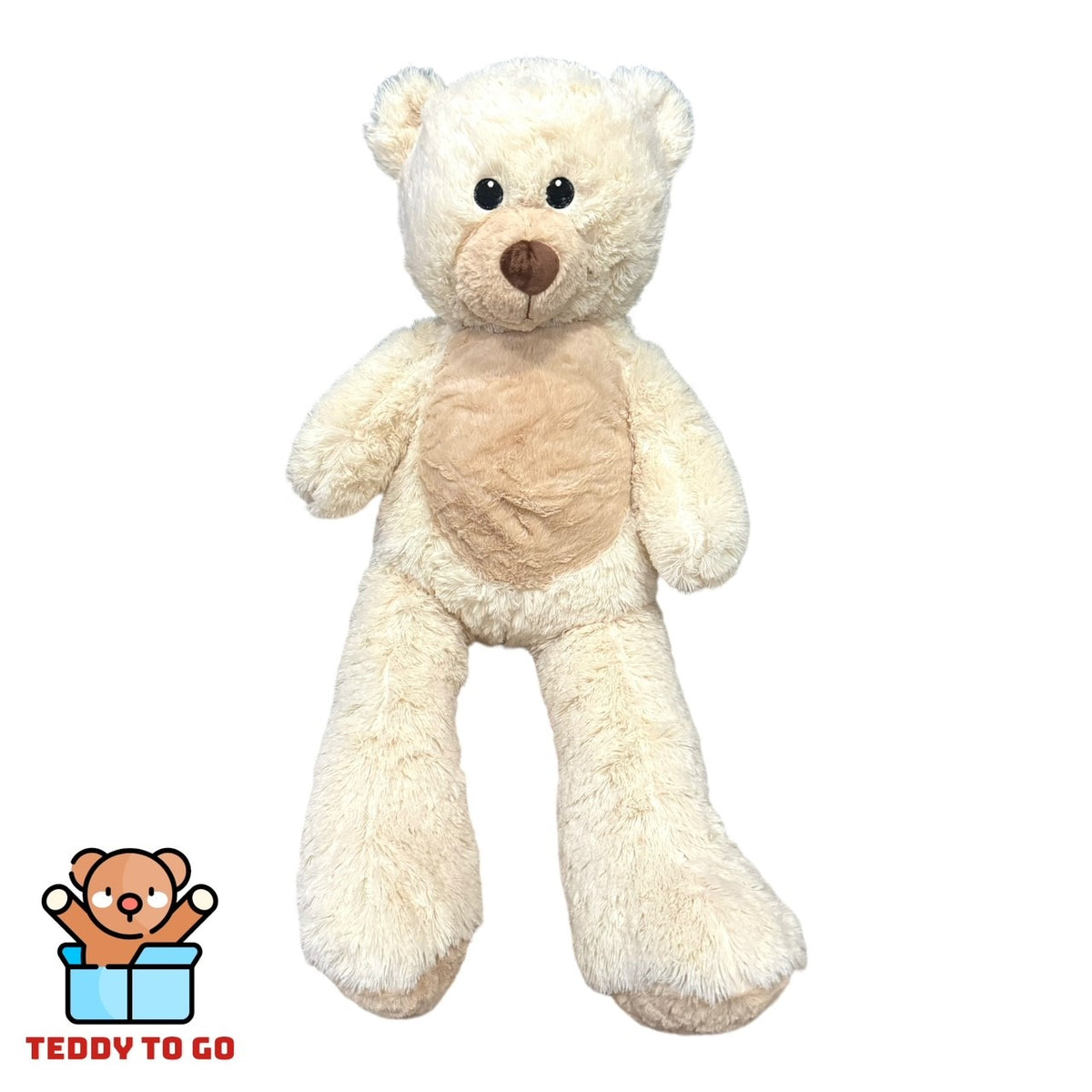 White Teddybear plush 90 cm – Teddy to Go