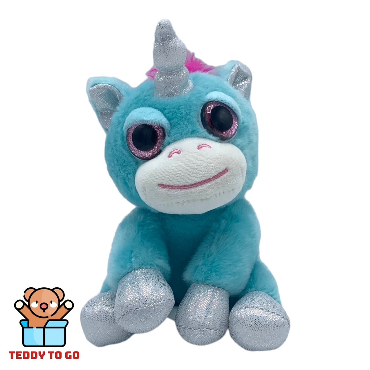 Blue Unicorn plush 17 cm – Teddy to Go