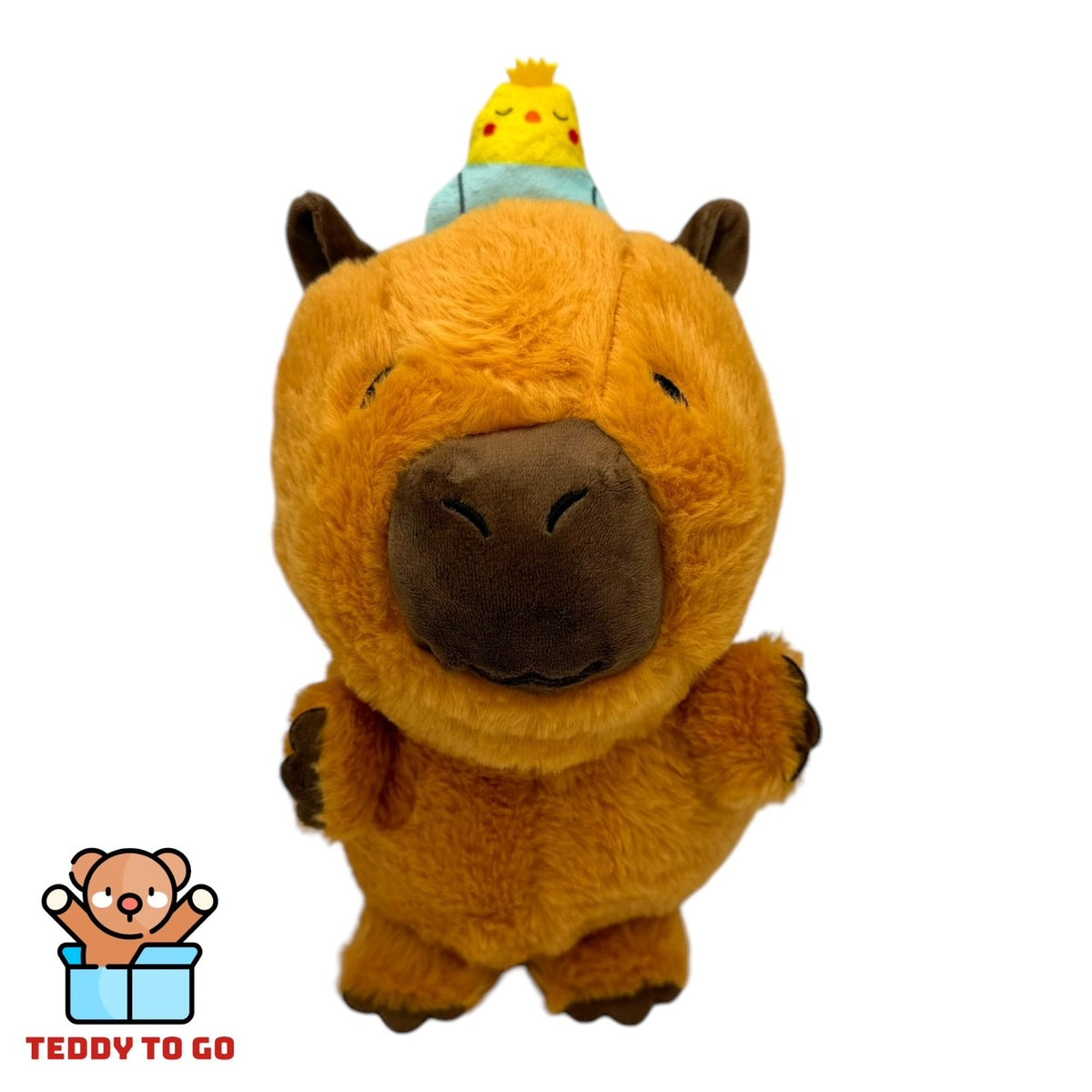 Capybara with Bird plush 25 cm – Teddy to Go