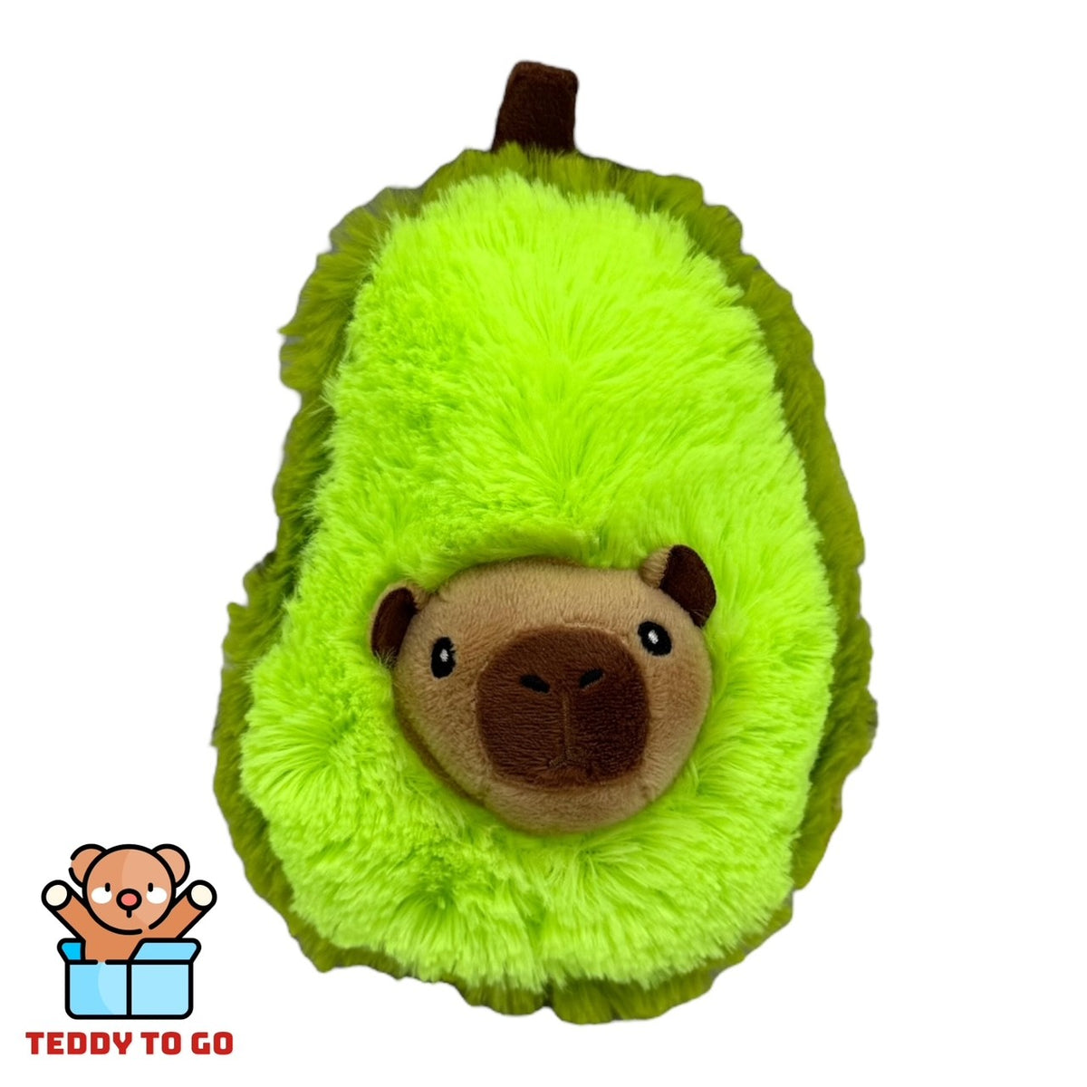 Capybara Avocado knuffel 18 cm – Teddy to Go