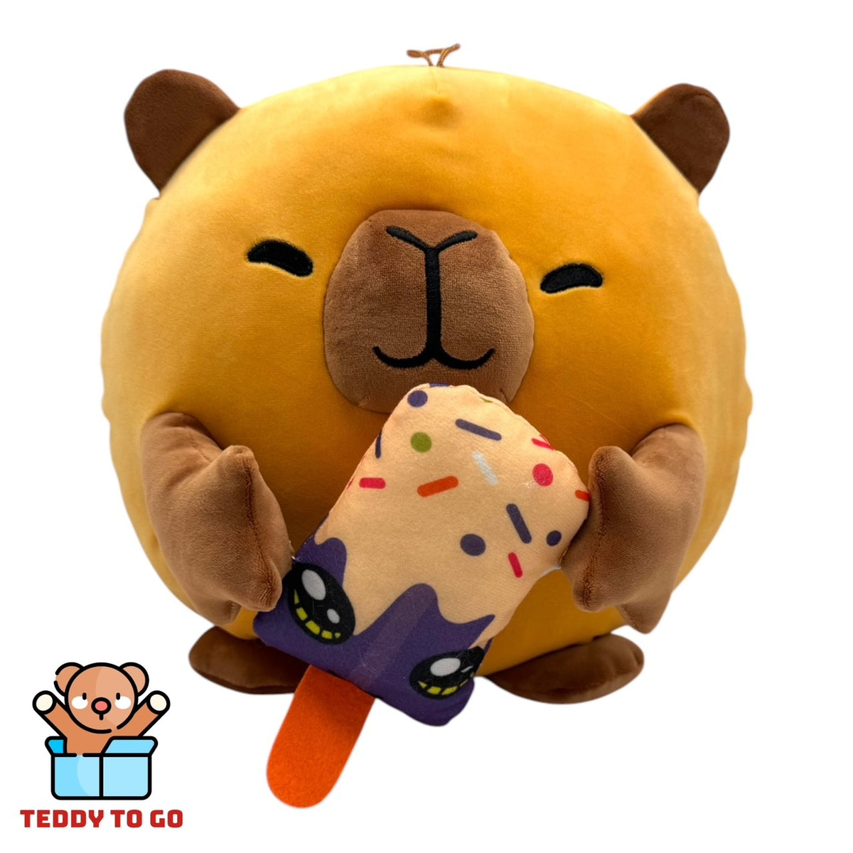Capybara met disco ijs knuffel 30 cm – Teddy to Go