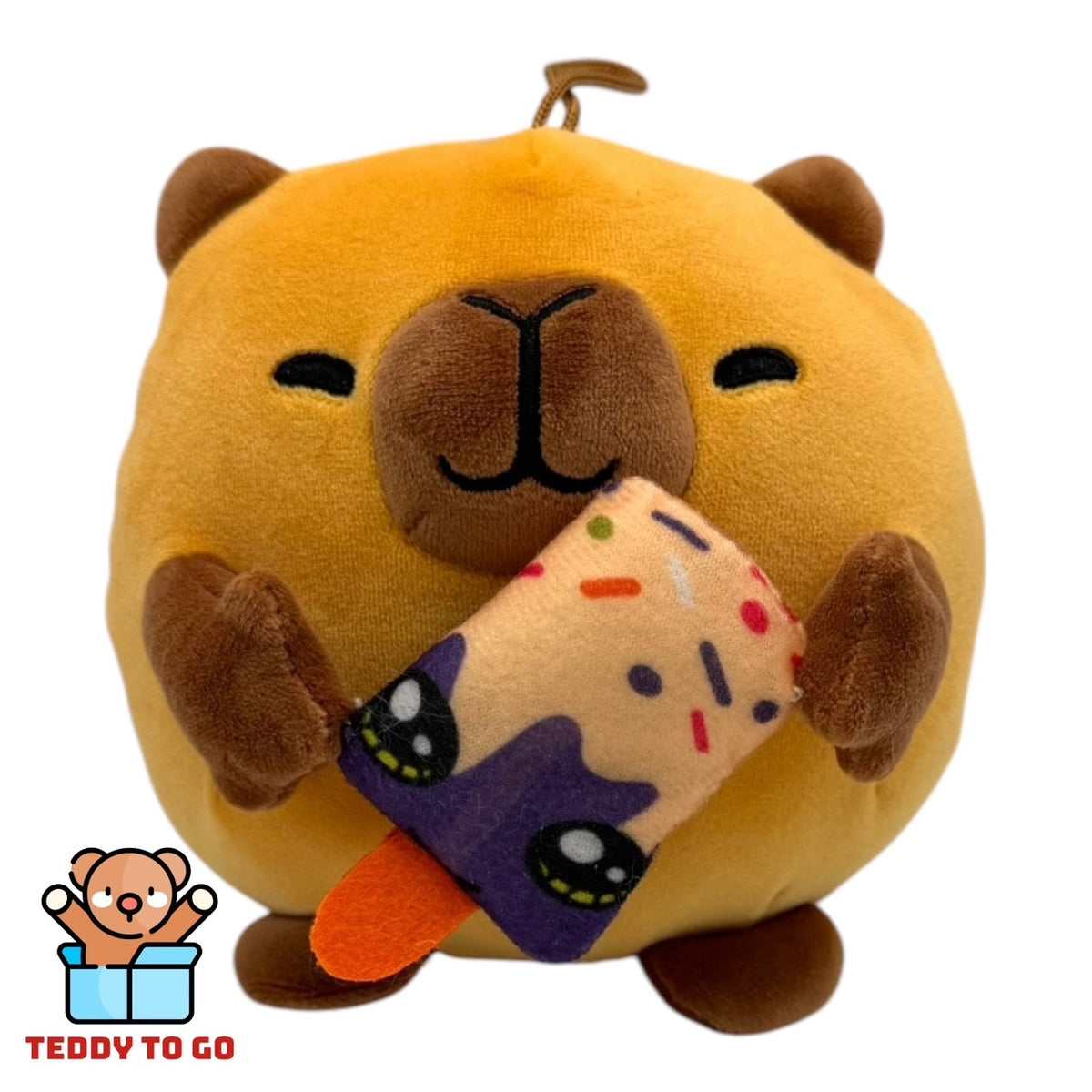 Capybara with Disco Ice Cream plush 14 c, – Teddy to Go