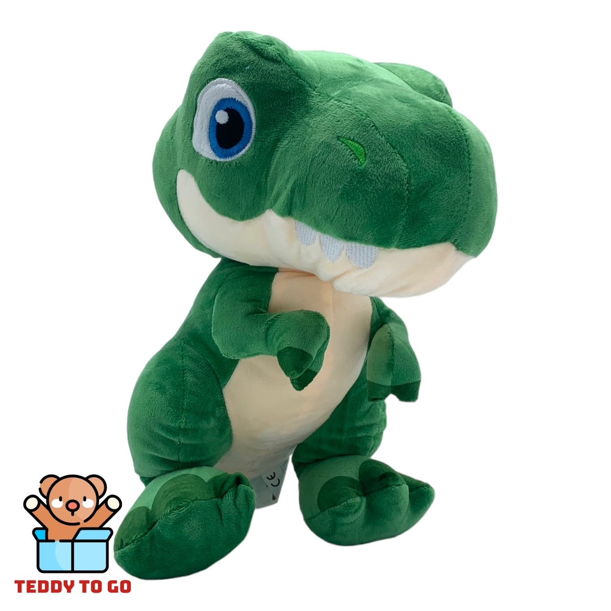 Dinosaur T-rex plush green 33 cm – Teddy to Go