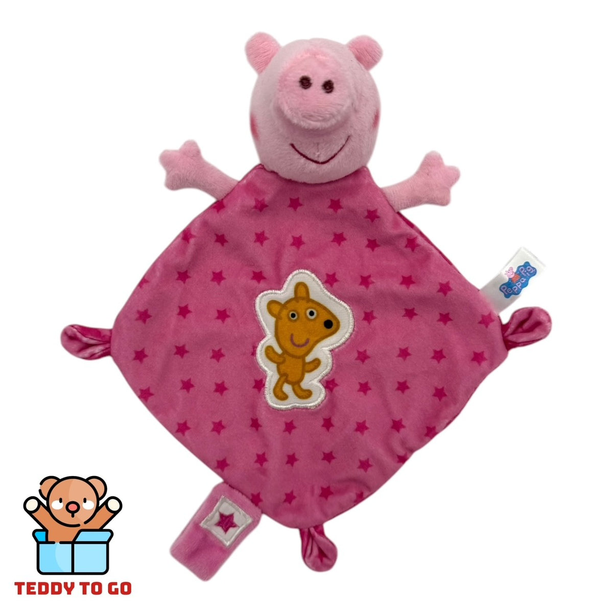 Peppa Pig knuffeldoekje 25 cm – Teddy to Go