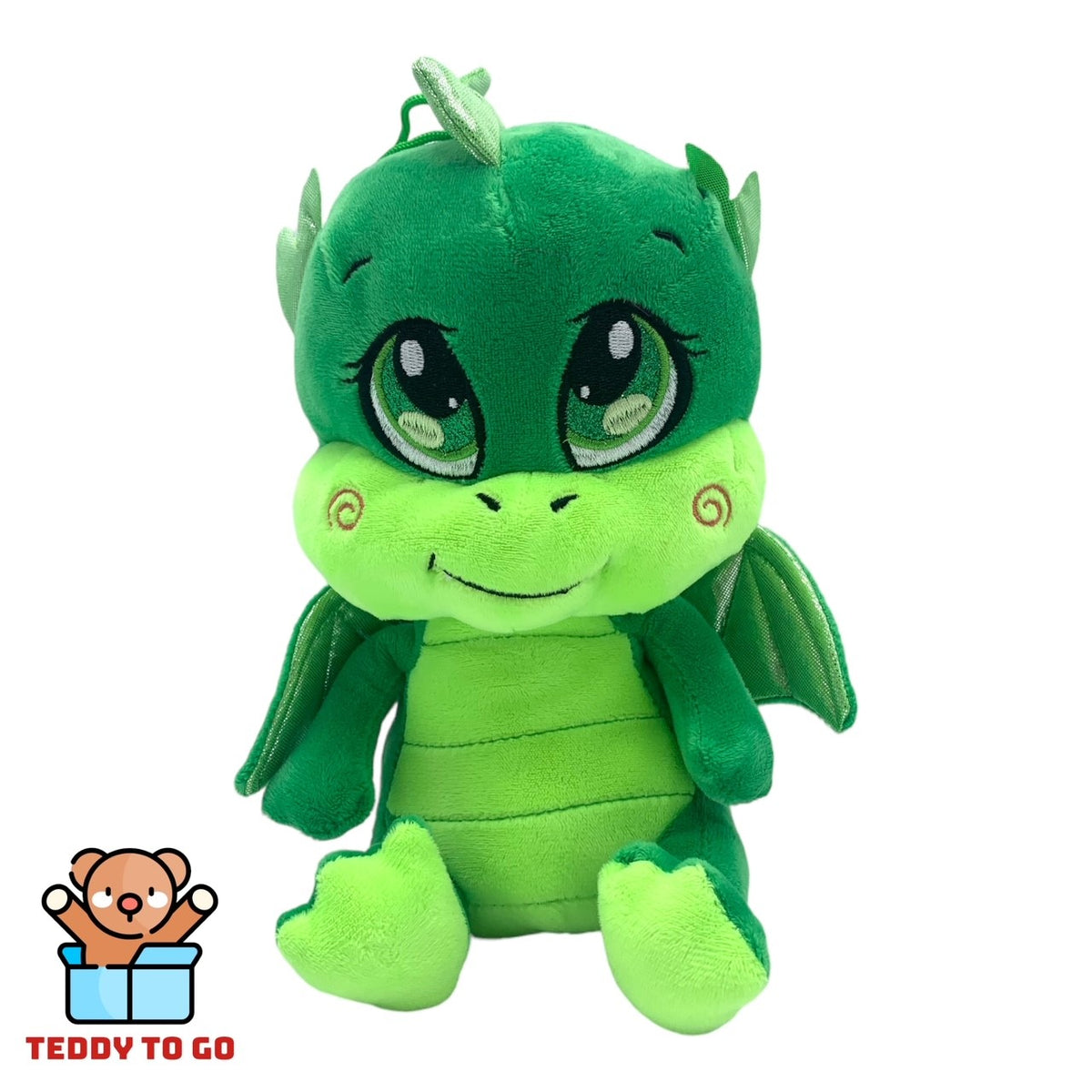 Dragon plush green 25 cm – Teddy to Go