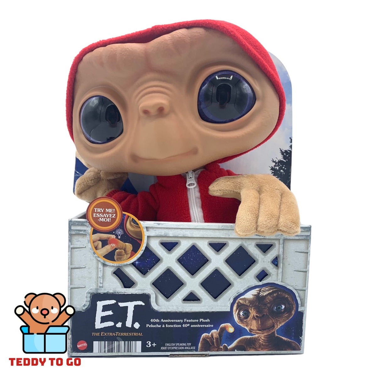 E.T. knuffel met geluid 25 cm – Teddy to Go