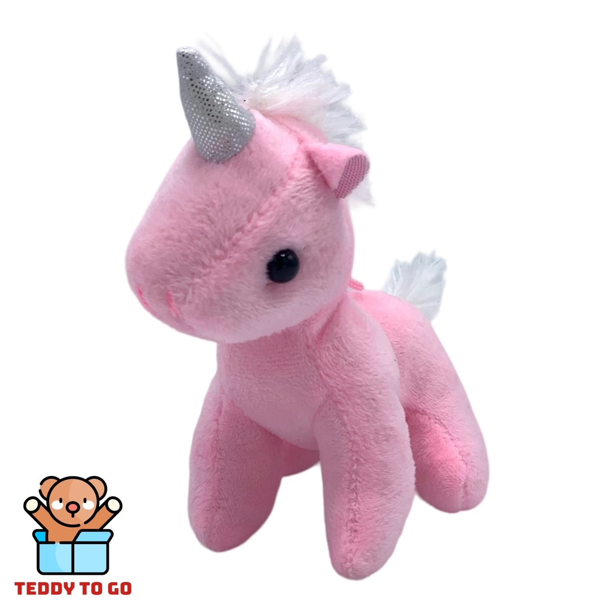 Unicorn plush pink 12 cm – Teddy to Go