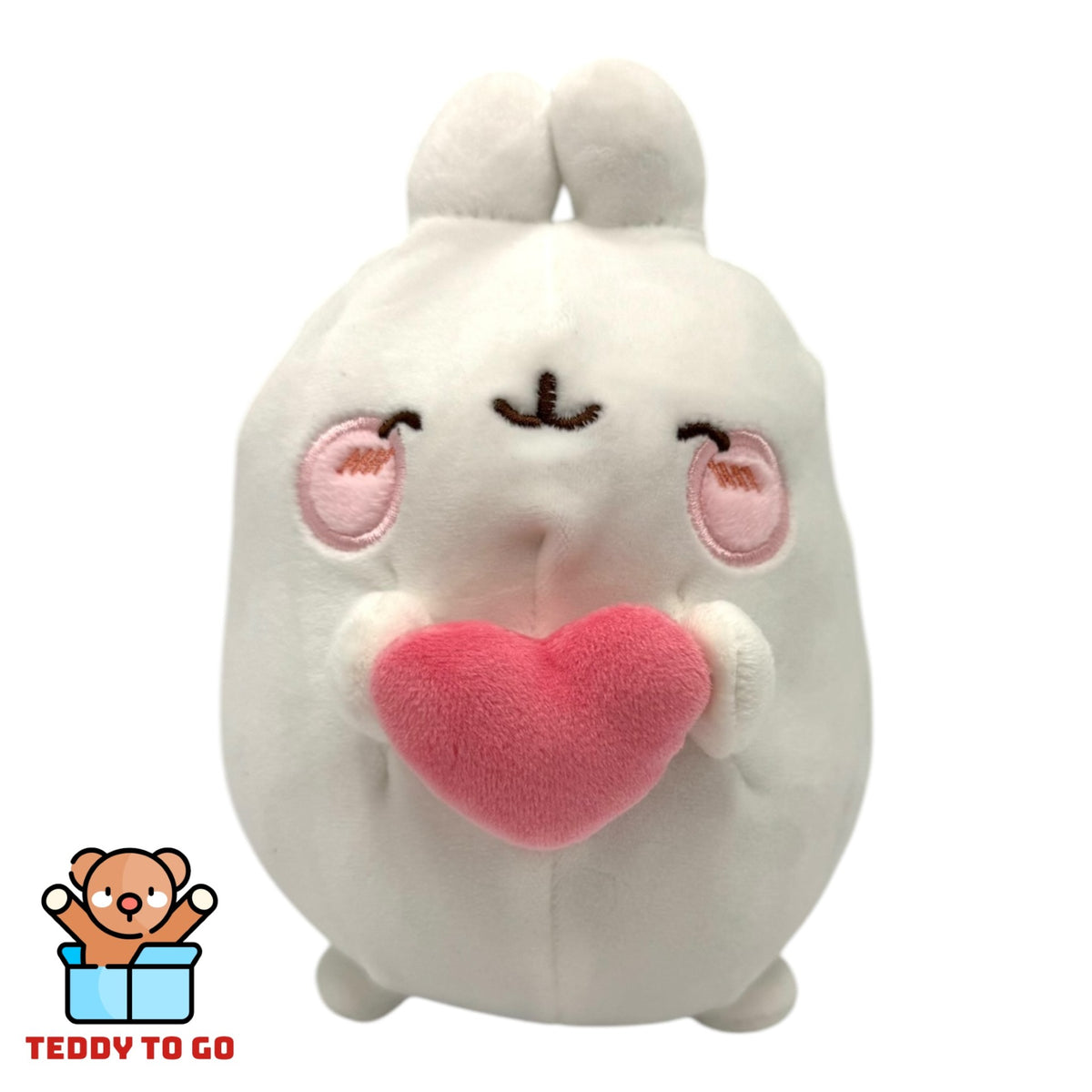 Molang with Heart plush 18 cm – Teddy to Go
