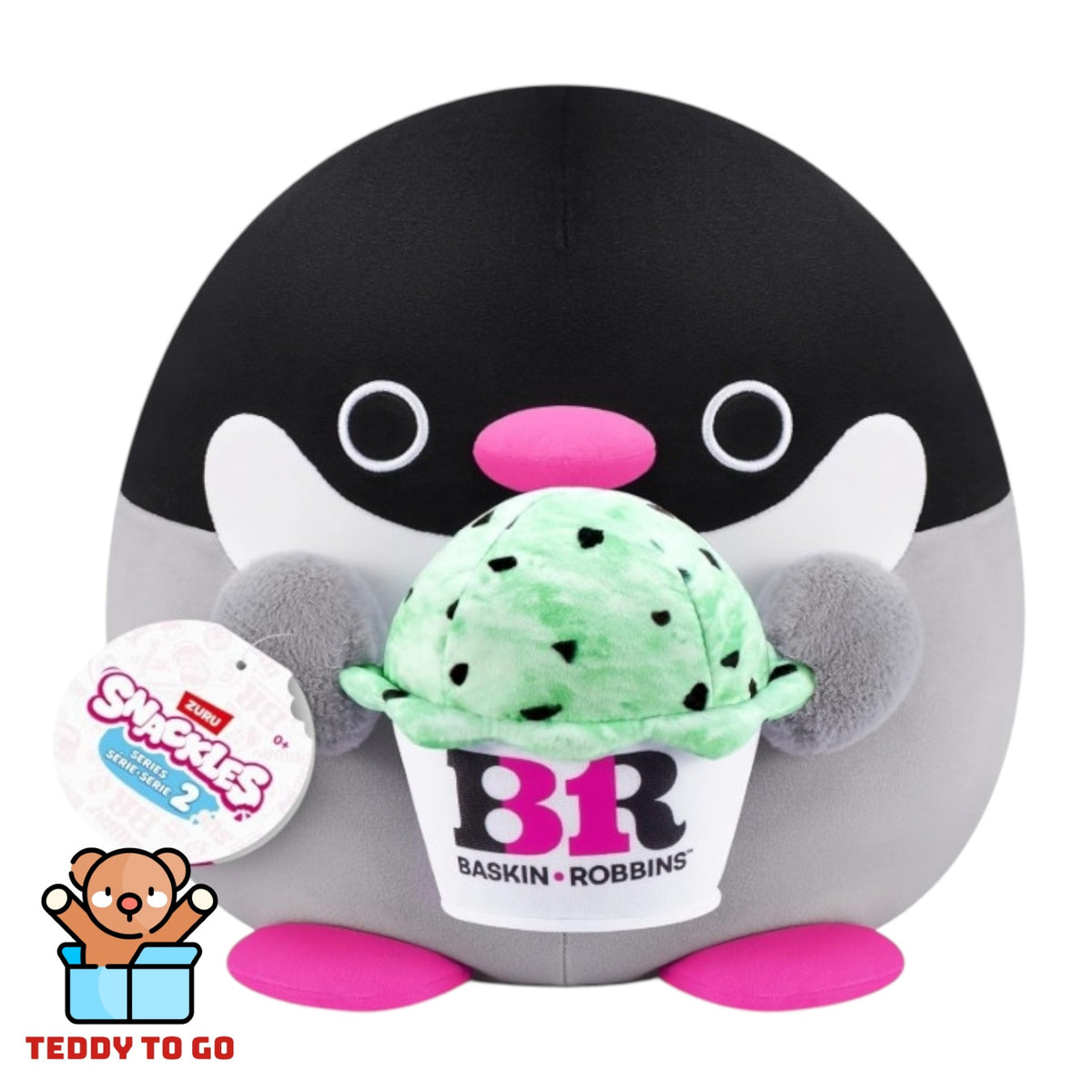 Snackles Penelope Penguin plush 40 cm – Teddy to Go