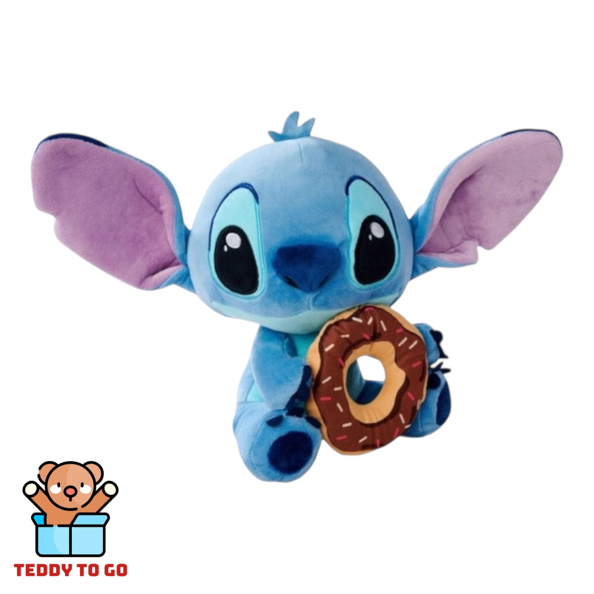 Disney Stitch met Donut knuffel 28 cm – Teddy to Go