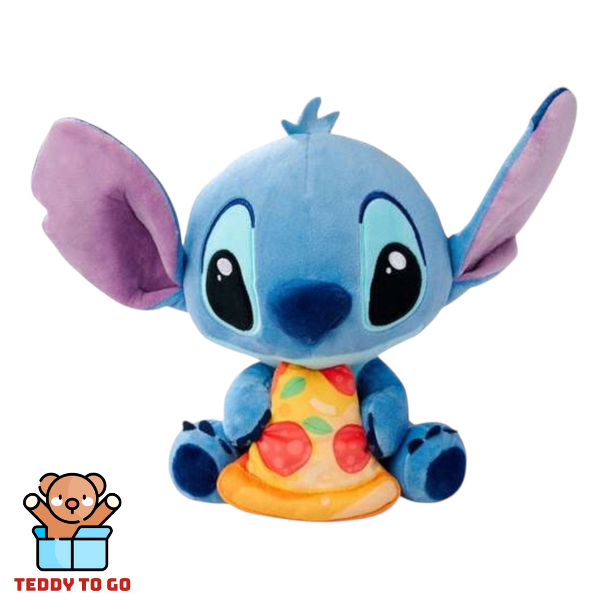 Disney Stitch with Pizza plush 28 cm – Teddy to Go