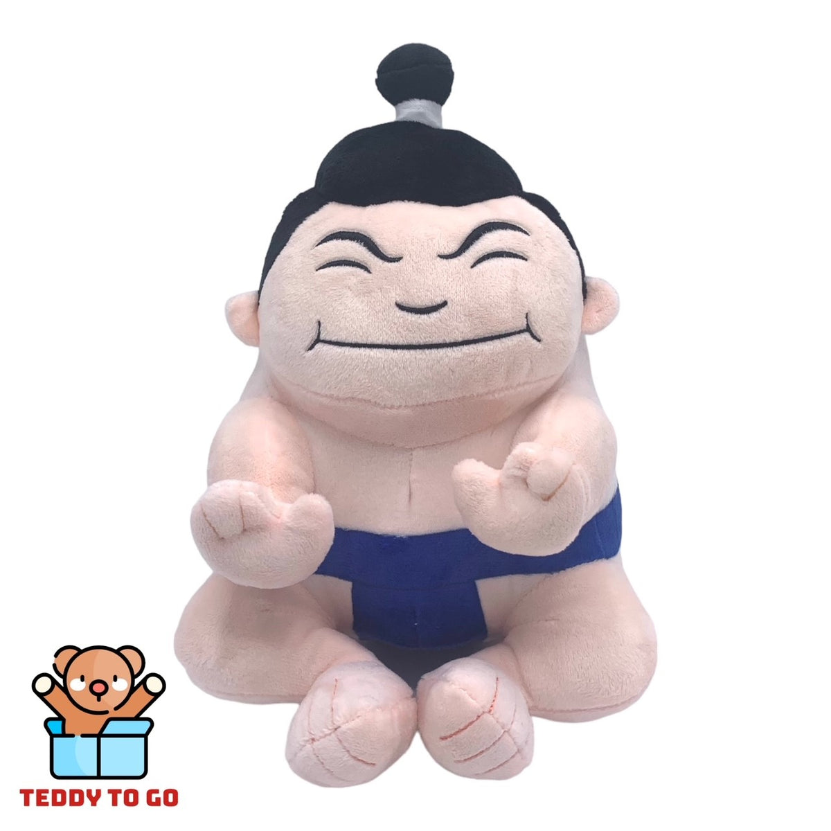 Sumo worstelaar blauwe band knuffel 25 cm – Teddy to Go