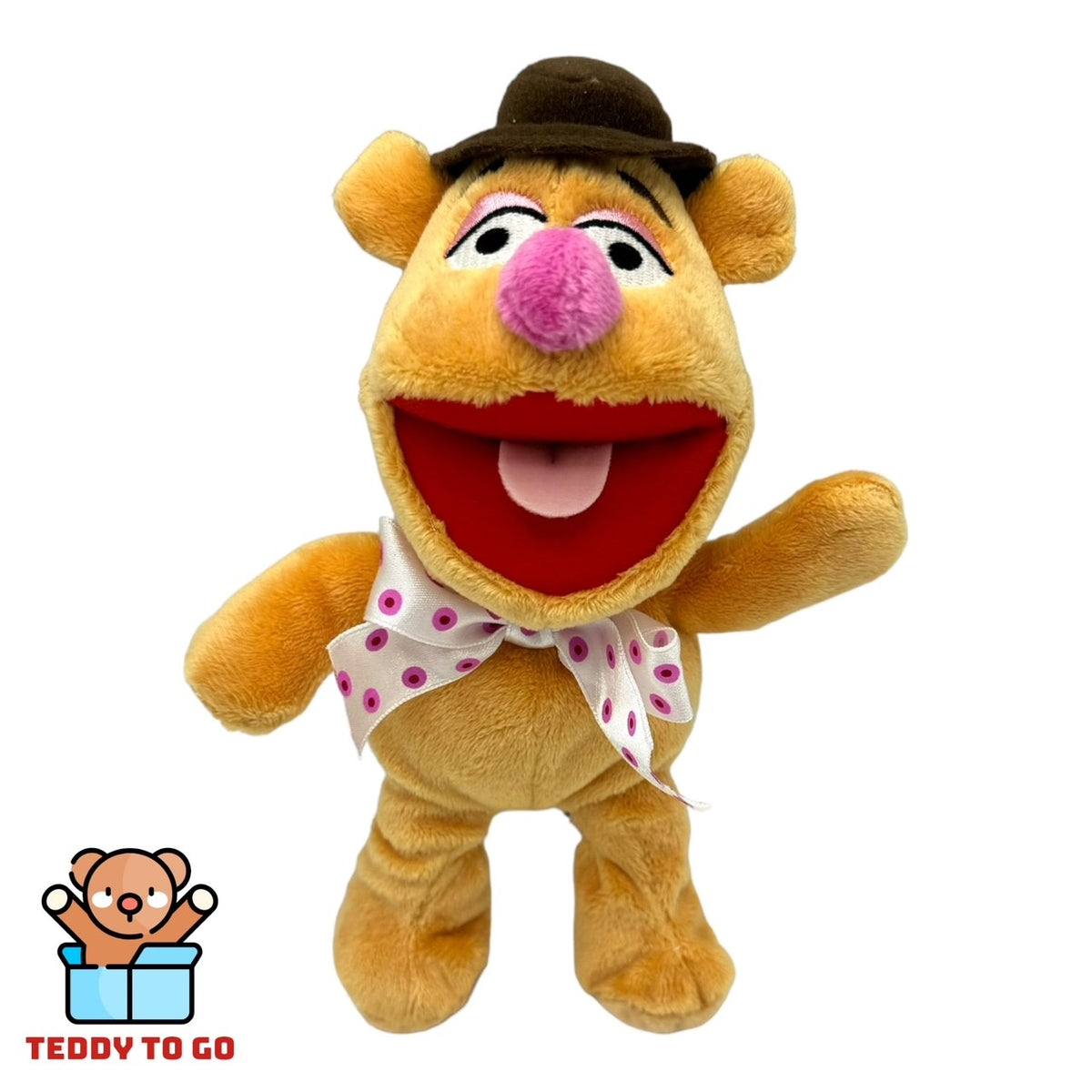 Disney The Muppets Fozzie Beer knuffel 20 cm – Teddy to Go