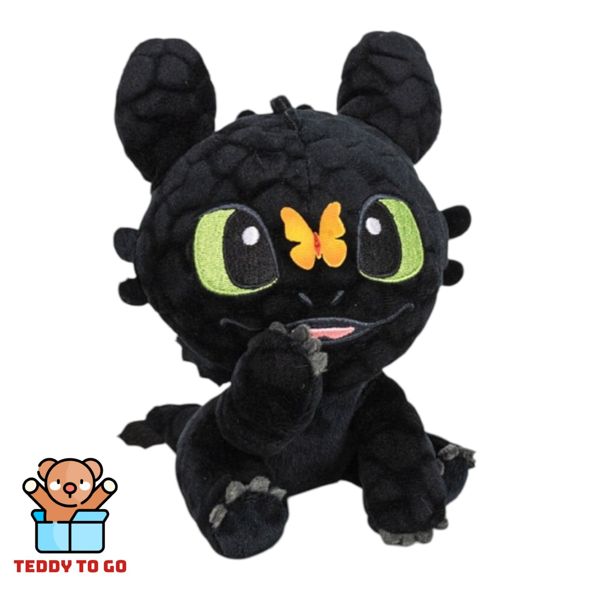 Hoe tem je een Draak Tandloos met Vlinder knuffel 18 cm – Teddy to Go