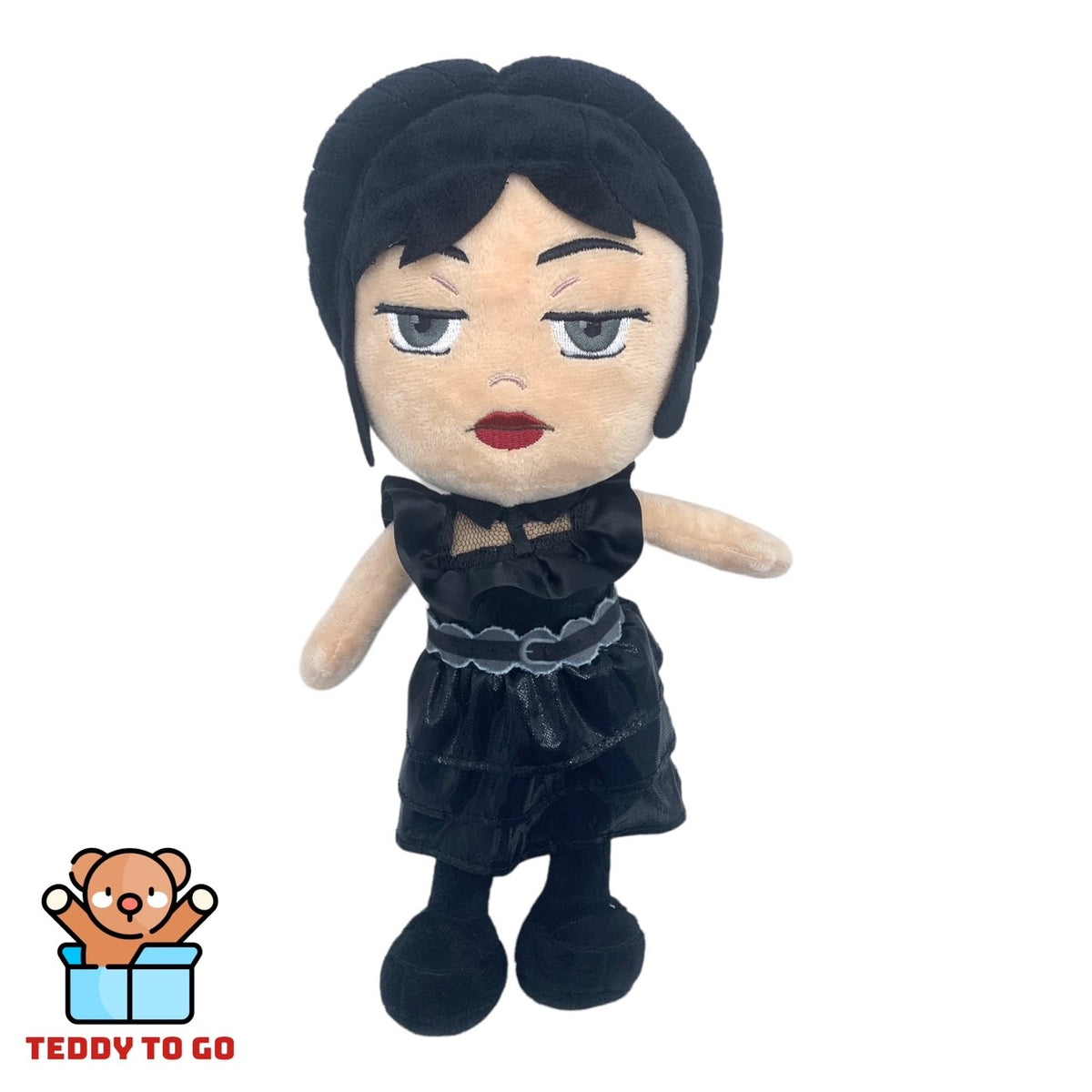 The Addams Family Wednesday Addams knuffel 32 cm – Teddy to Go